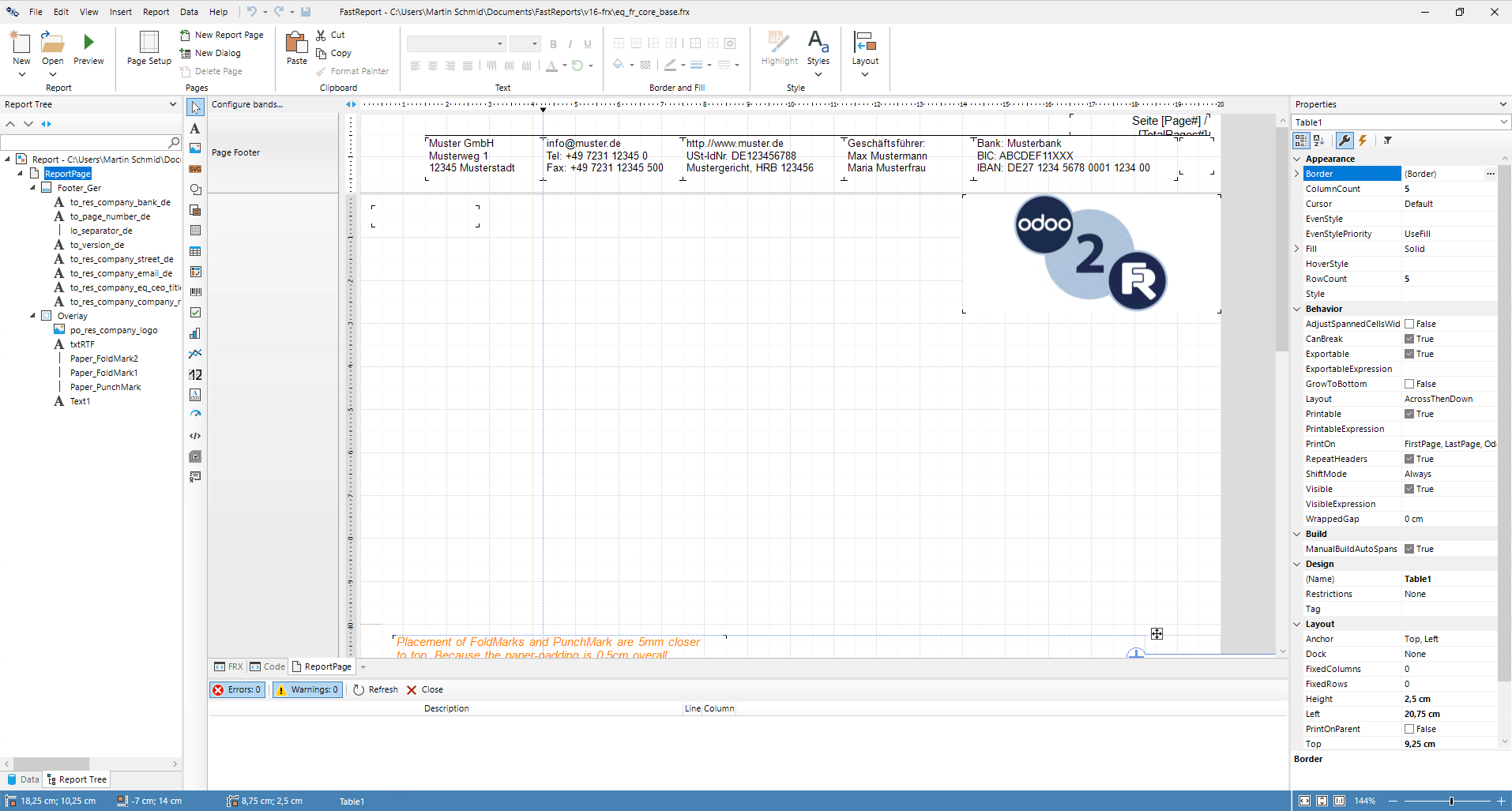 Report Designer | odoo2fast.report